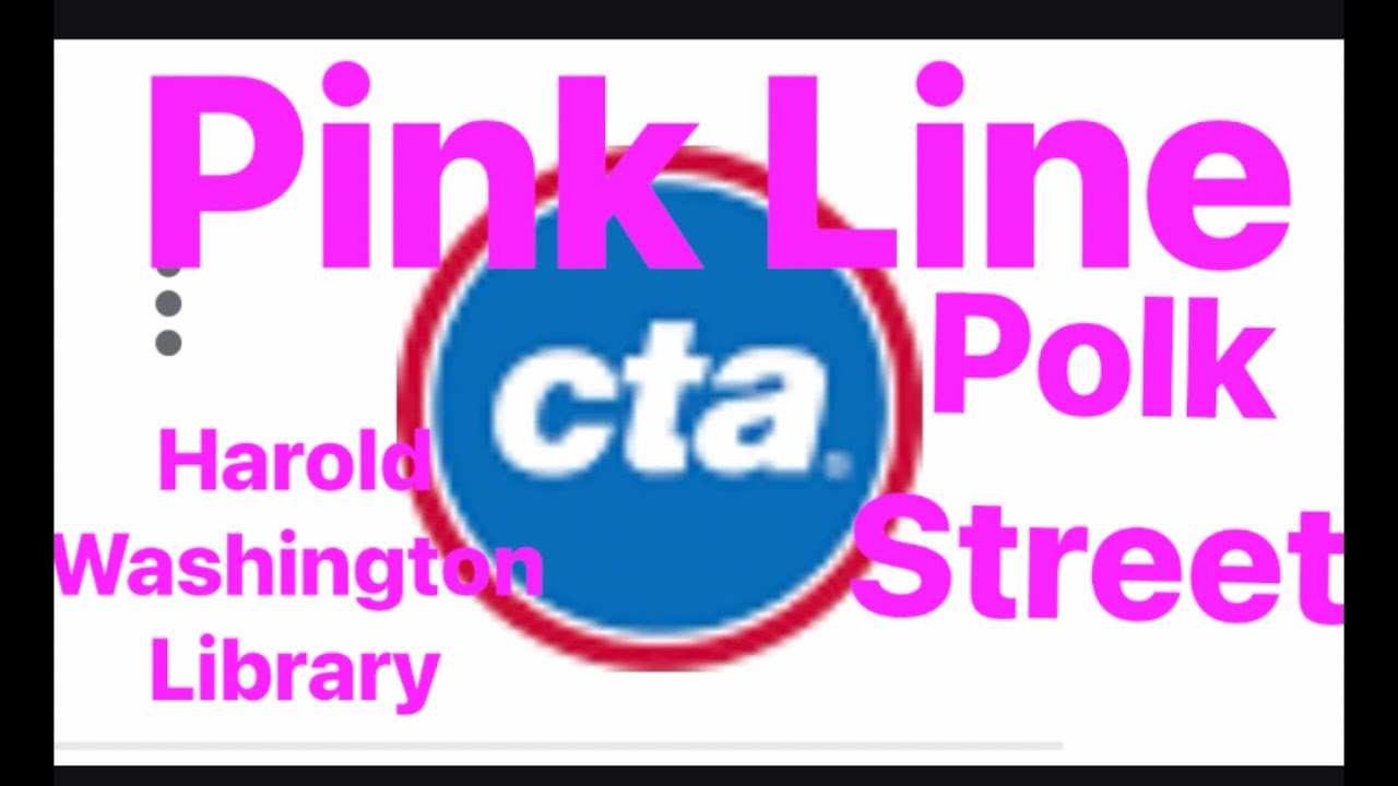 CTA Pink Line from Harold Washington Library to Polk Street. - YouTube