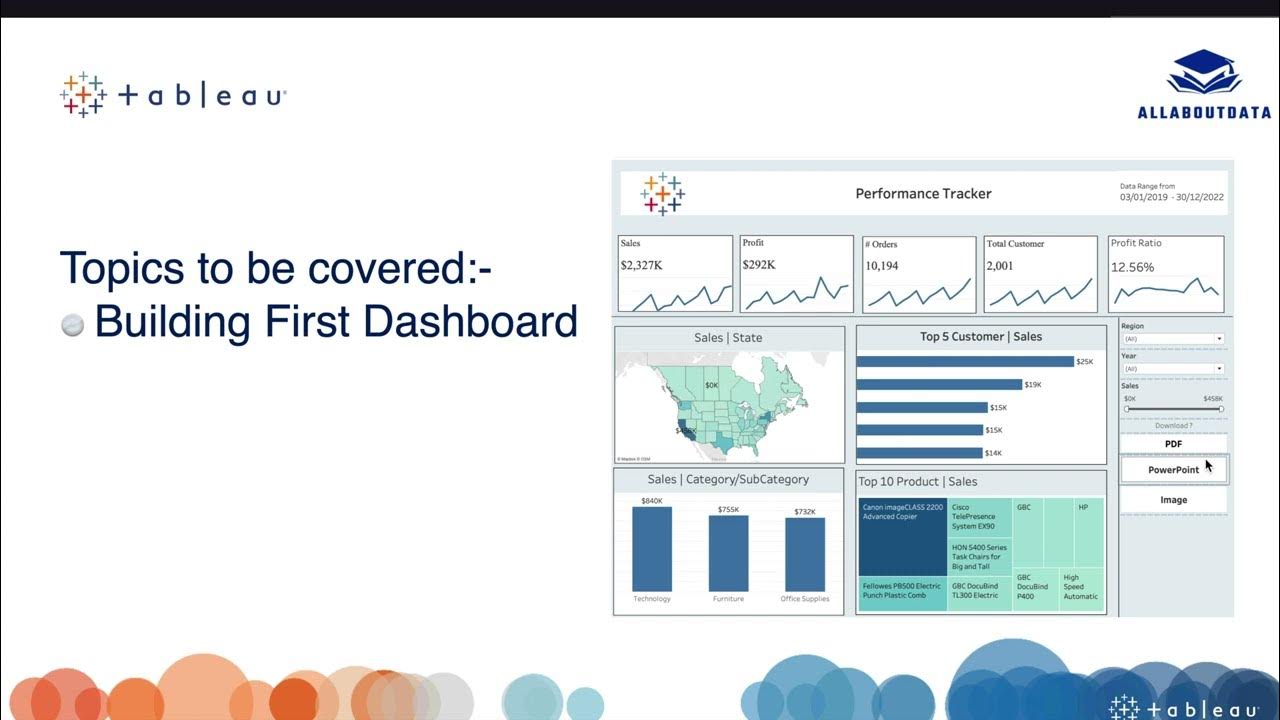 Building our First Tableau Dashboard - Video 16 | Tableau Crash Course ...