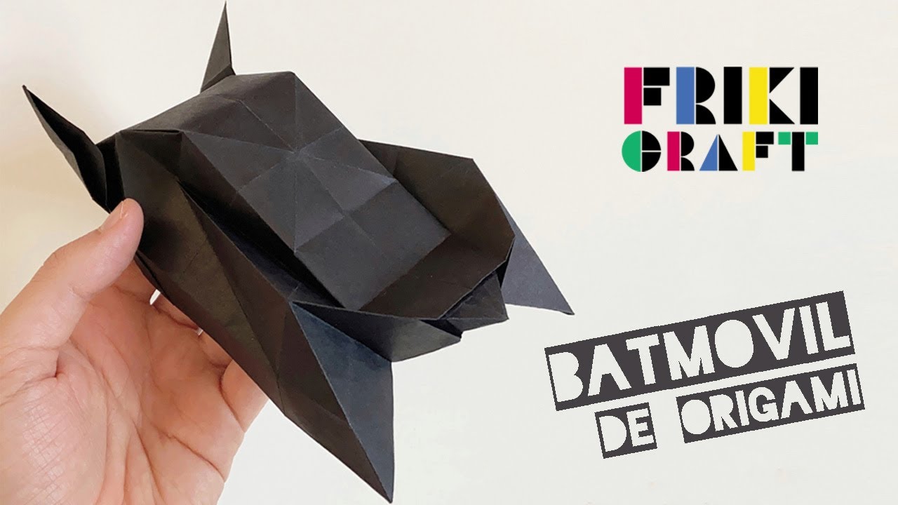 Batimóvil de Origami / Origami batmobile / Batmóvil de Origami - YouTube