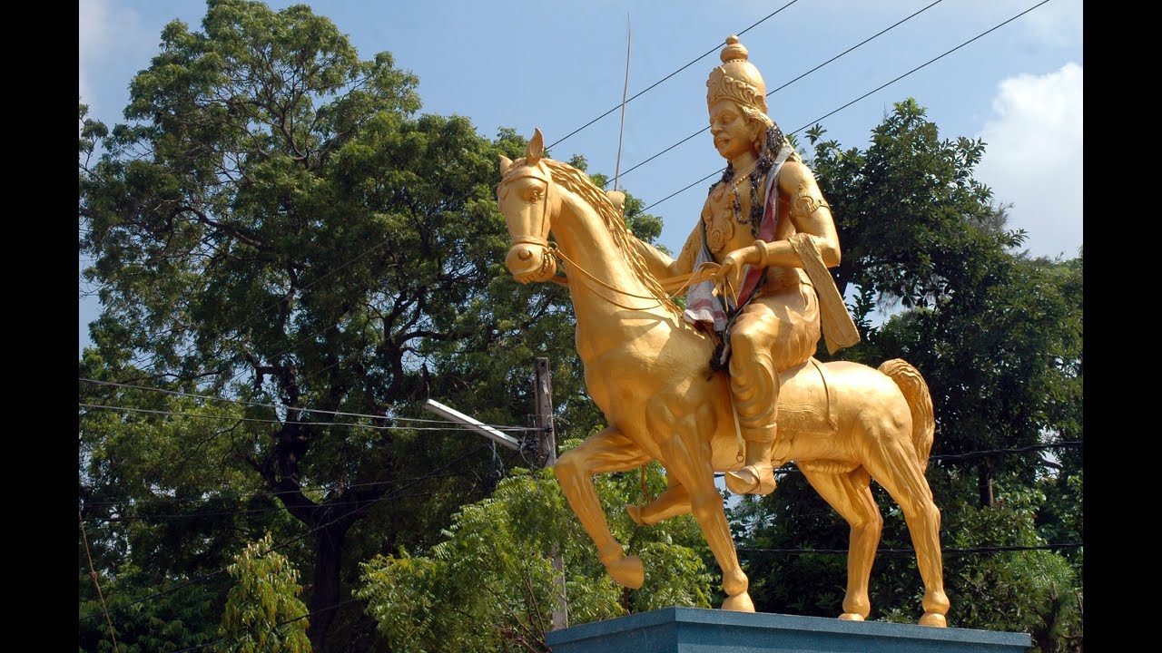 Last king of the Jaffna kingdom Cankili Statue சங்கிலியன் சிலை - YouTube