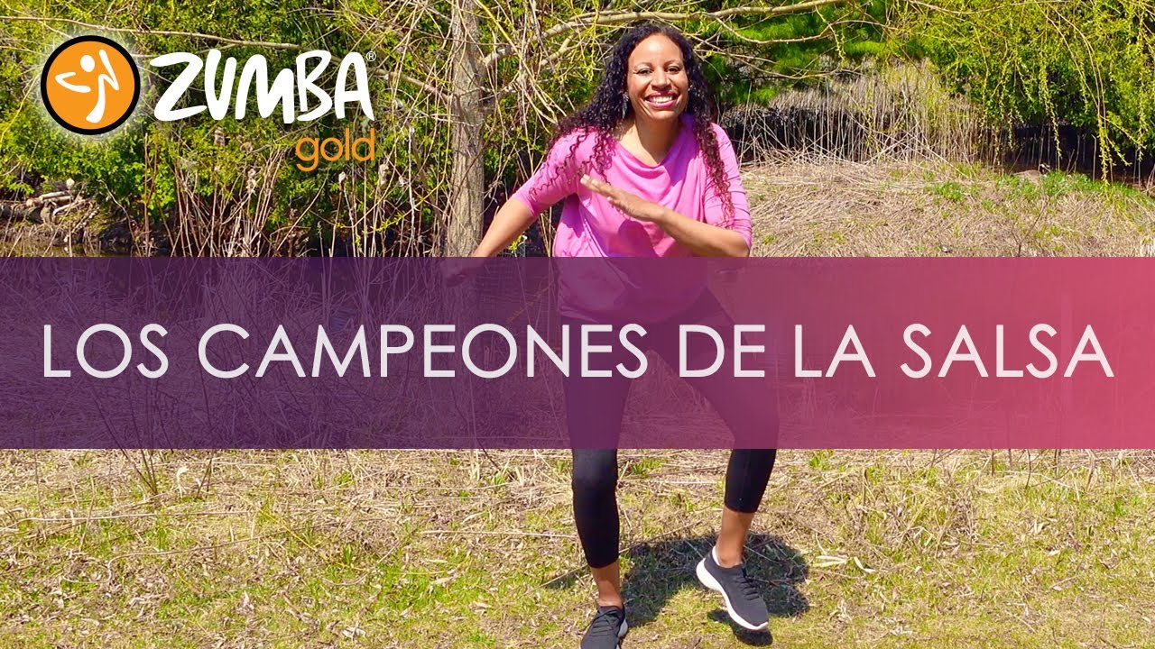 LOS CAMPEONES DE LA SALSA | Zumba Gold® | Over 40 Dance Workout | Low ...