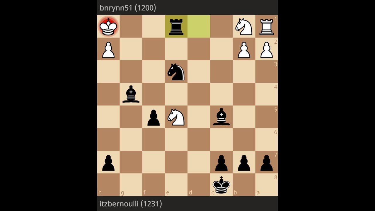 Insane checkmate after queen blunder in a 2+1 game - YouTube