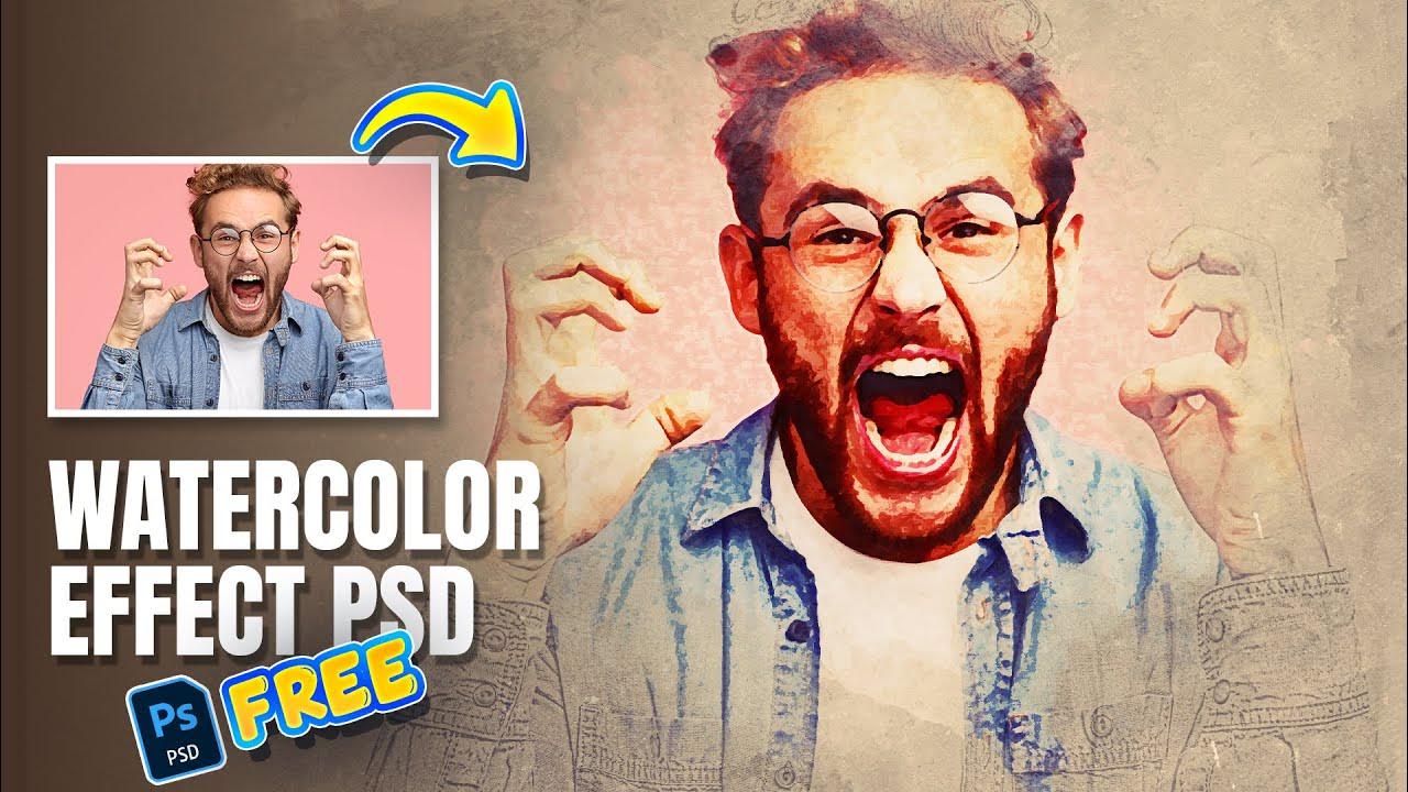 How To Make Watercolor Painting Effect In Photoshop With FREE PSD how-to-make-watercolor-painting-effect-in-photoshop-with-free-psd