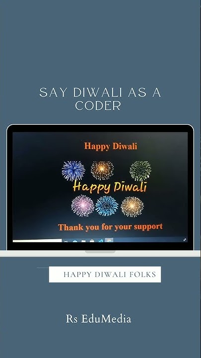how to say diwali wishes as a coder |😌😁🪔|Happy Diwali folks - YouTube