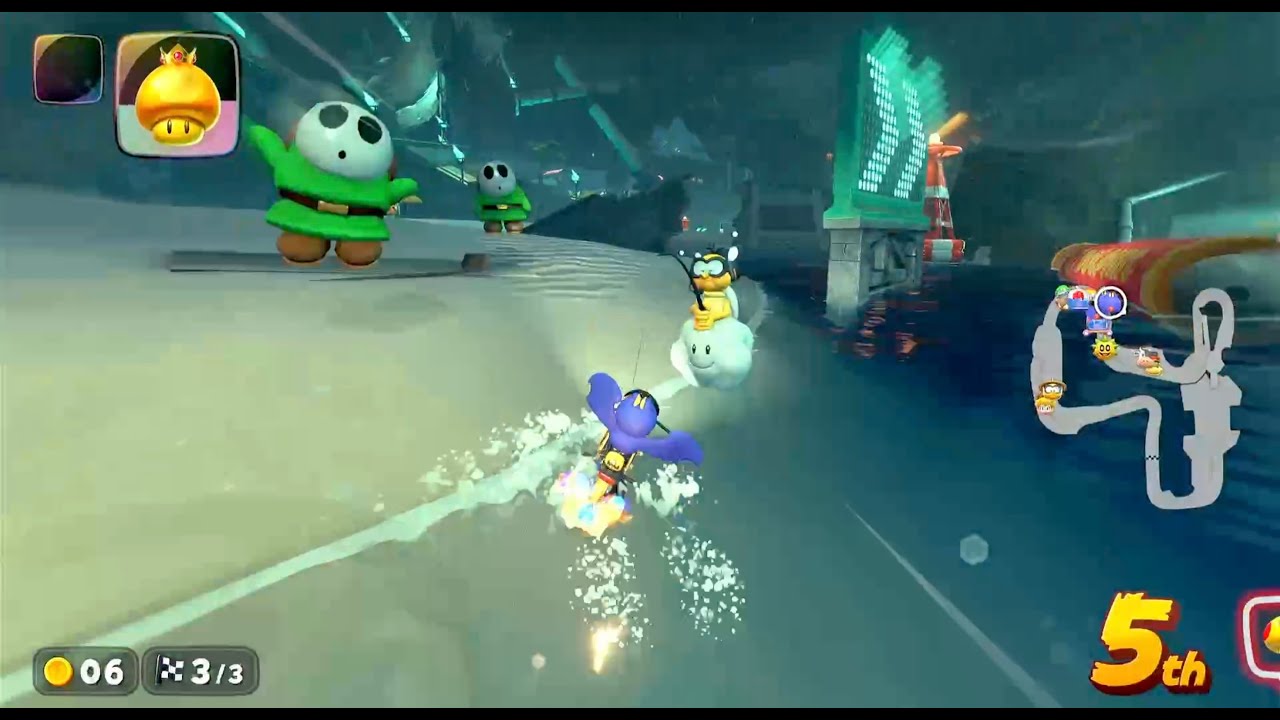 getting absolutely dunked on in mario kart world online - YouTube