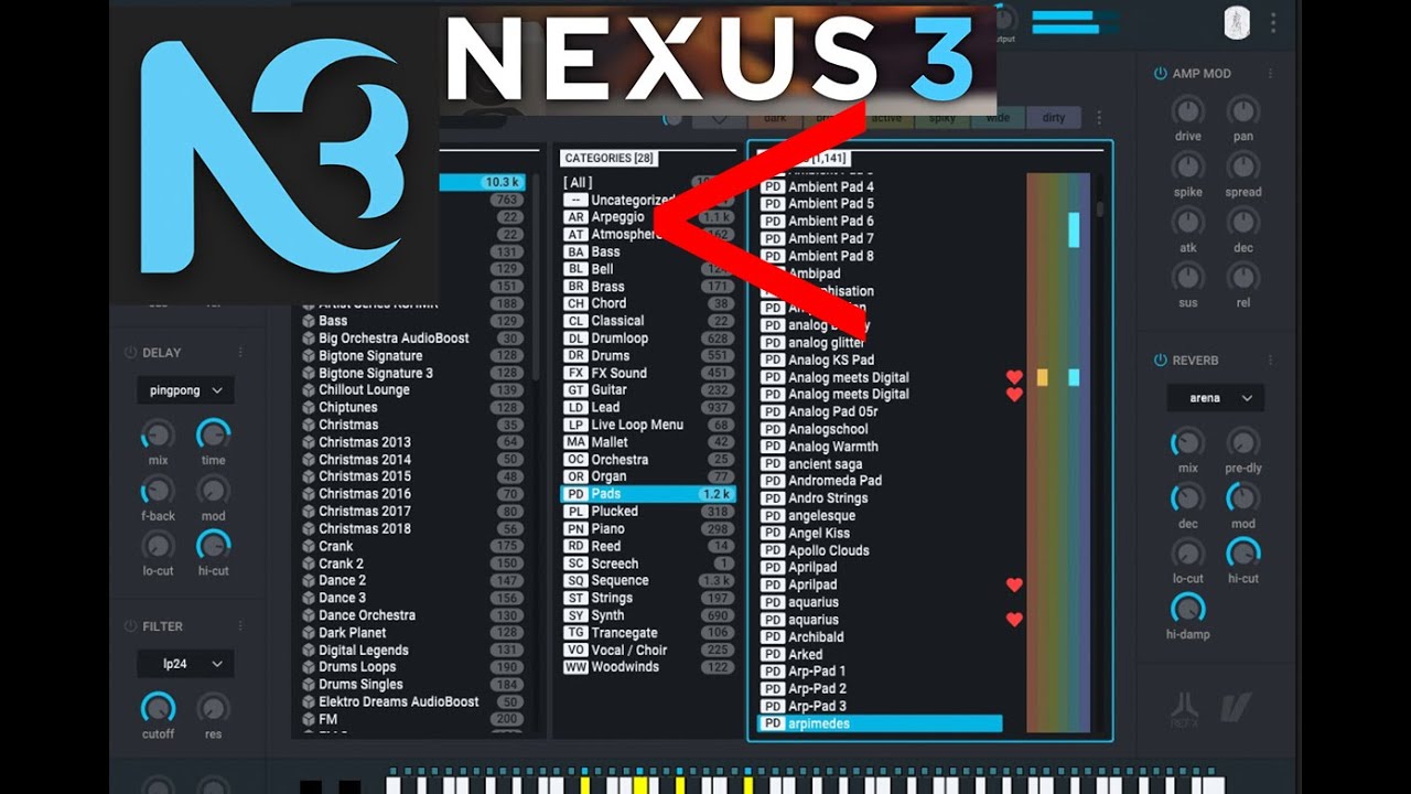 NEXUS 3 Preset Walkthrough. It's truly amazing! Especially the ARPS ...