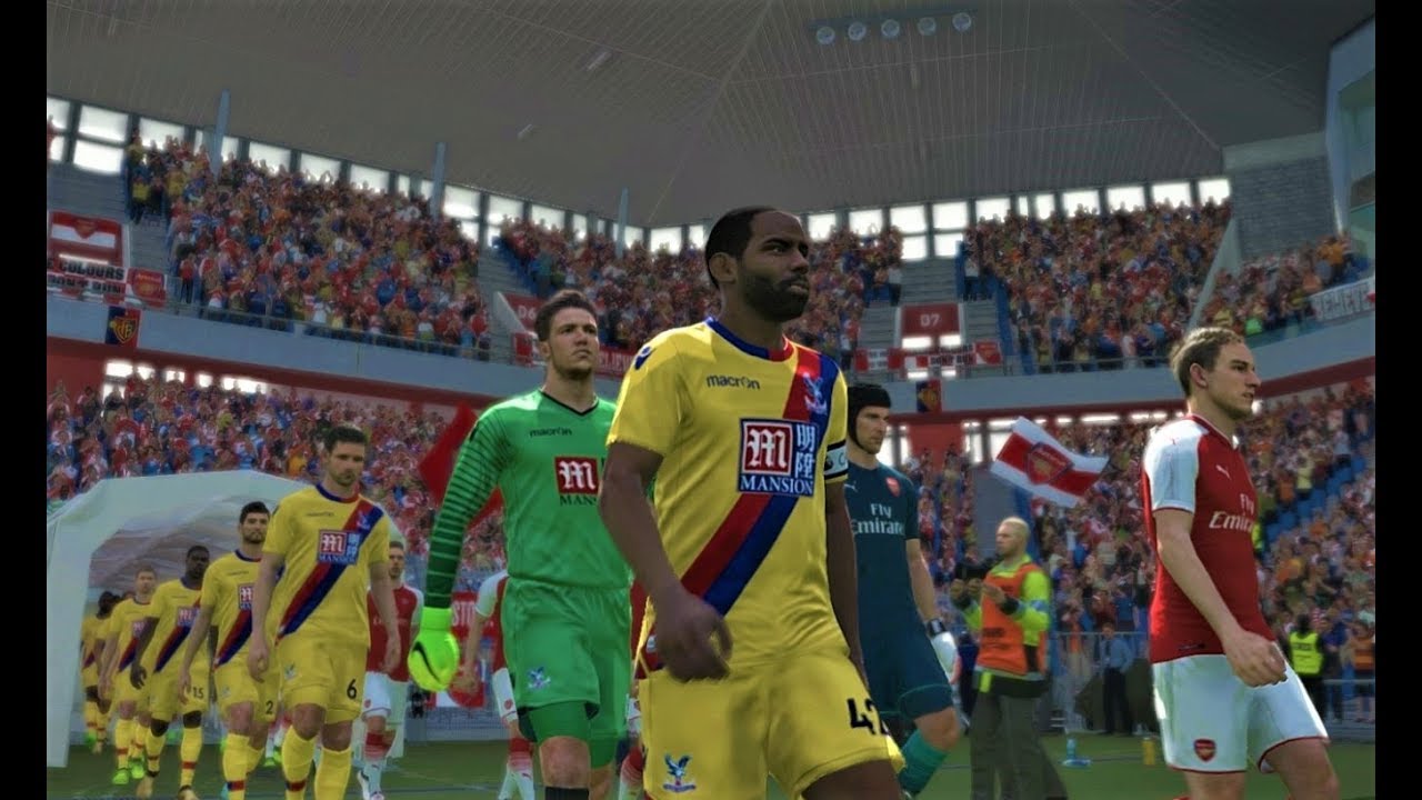 PES 2018 | Arsenal vs Crystal Palace | Gameplay PC - YouTube