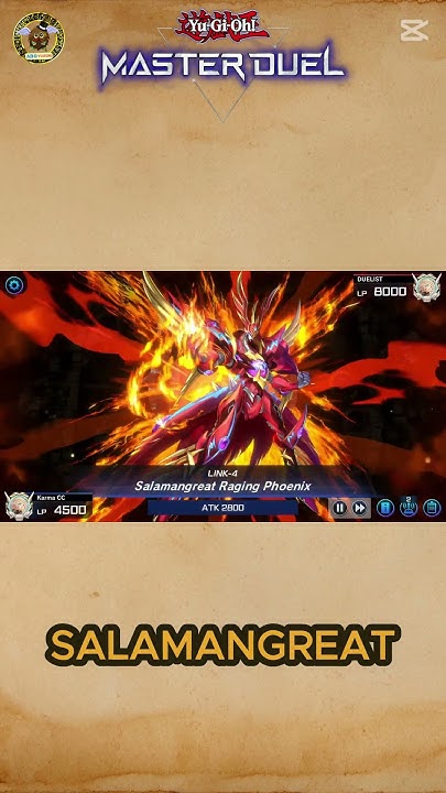 Can You WIN with a FREE DECK in YuGiOh Master Duel? SALAMANGREAT MASTER DUEL p1 - YouTube