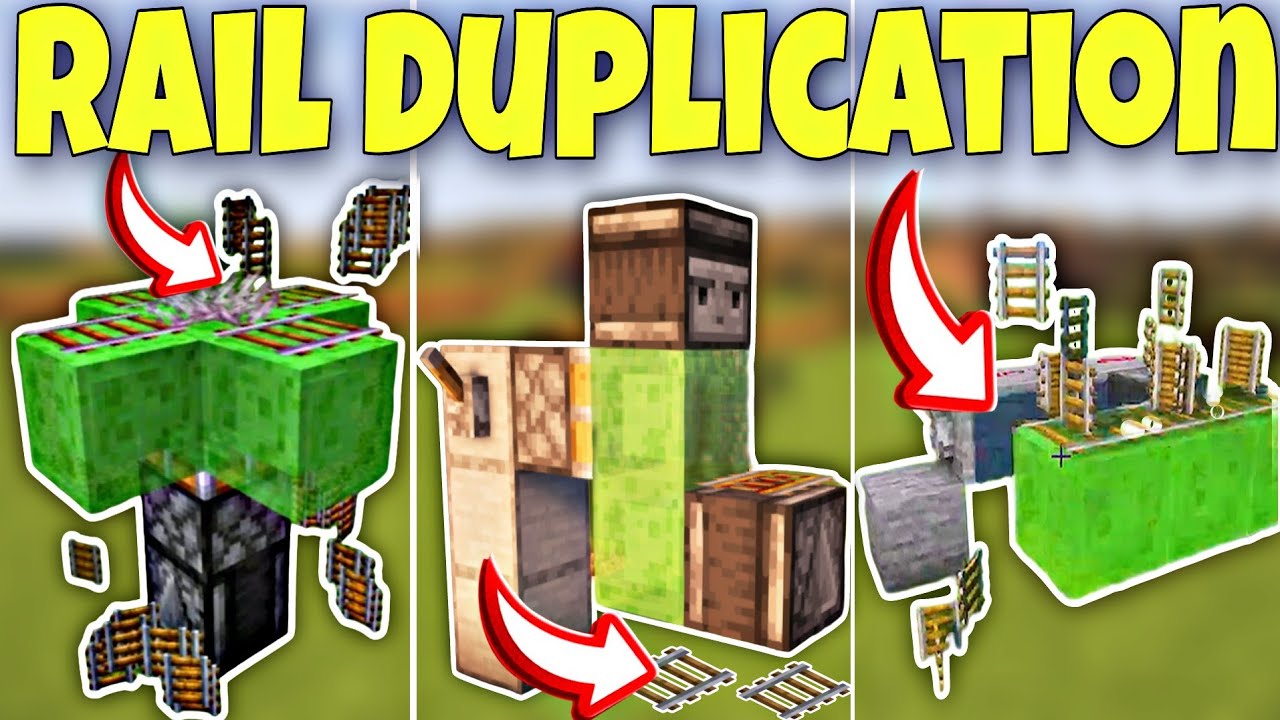 Minecraft 1.21 : BEST Top 3 Working {Rail Duplication Glitch Farm ...