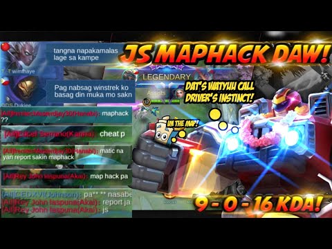 MAPHACK DAW JOHNSON!! | ENEMY TEAM GALIT NA GALIT! | JS NG BRGY. TALONG - YouTube