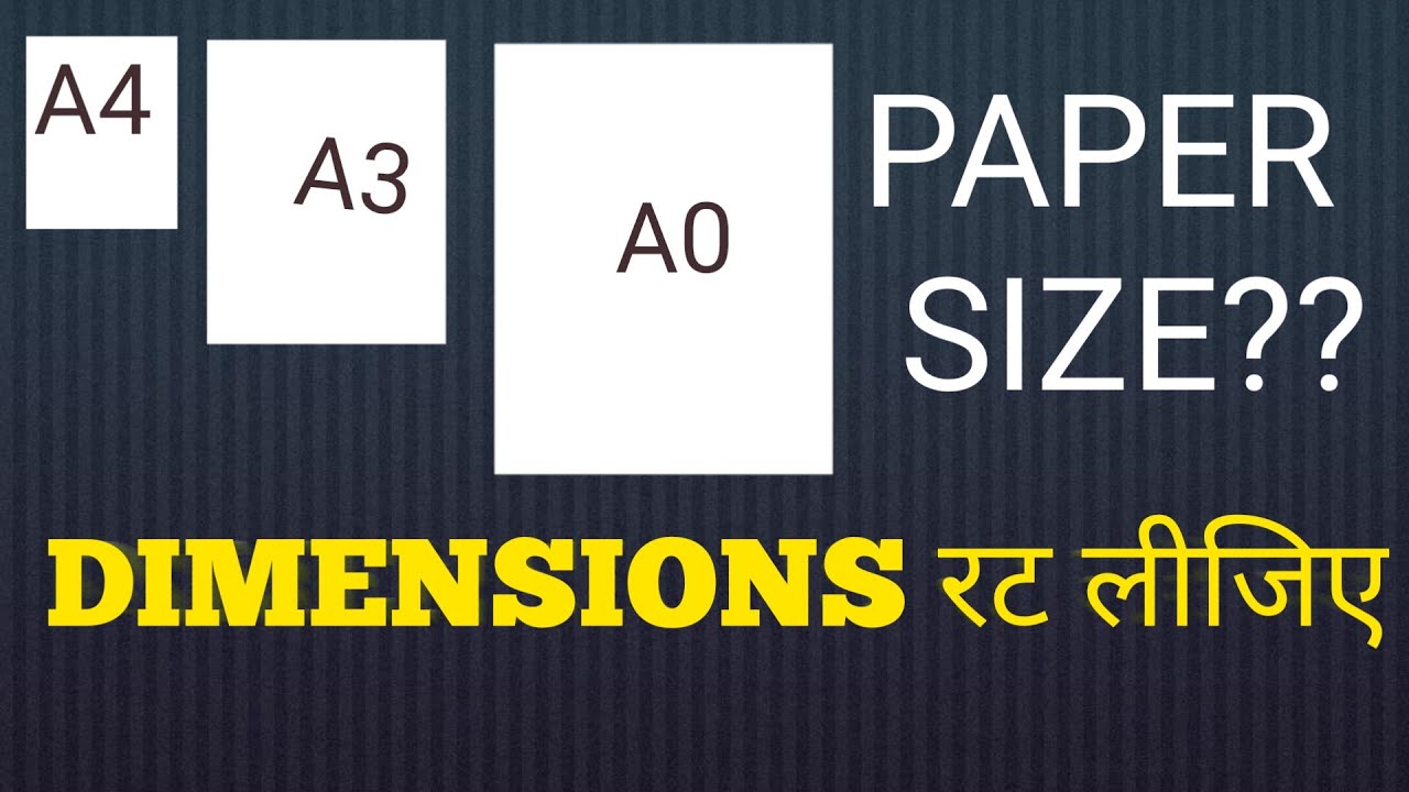 Drawing Paper Sizes In AutoCAD Paper Sizes In AutoCAD YouTube Drawing Paper Sizes In AutoCAD Paper Sizes In AutoCAD YouTube