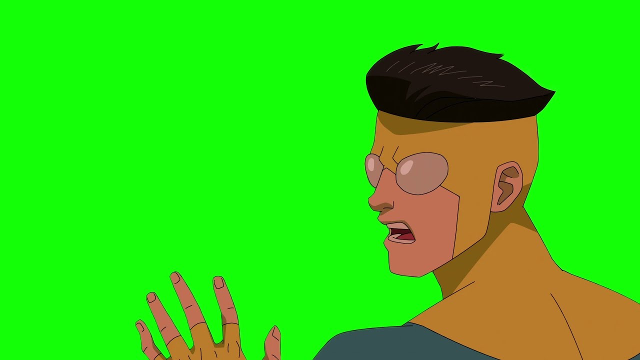 Invincible "what the f＊ck?" green screen - YouTube
