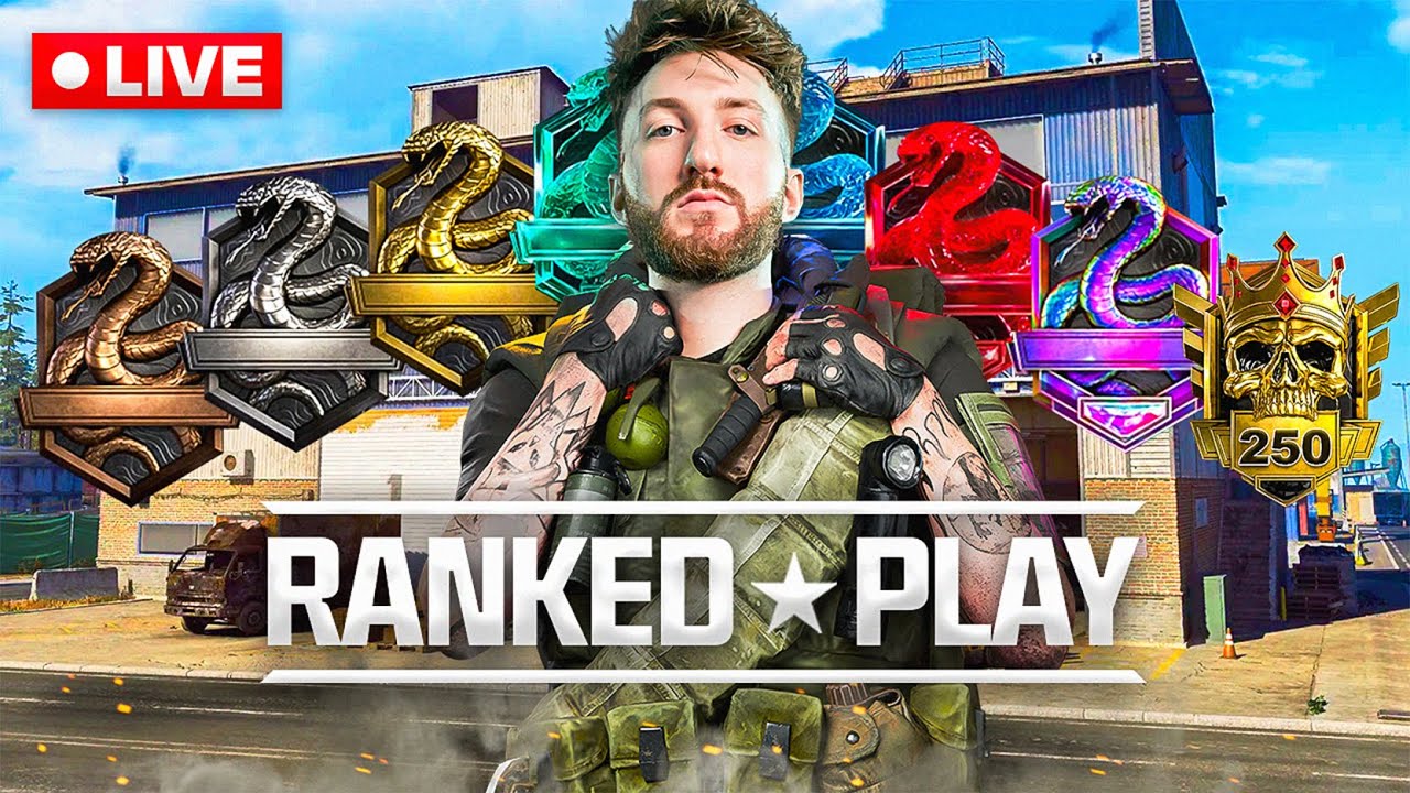 LIVE🔴#1 TOP250 REBIRTH RANKED PLAY | 👑 - YouTube