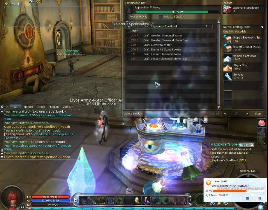 Aion Crafting - YouTube