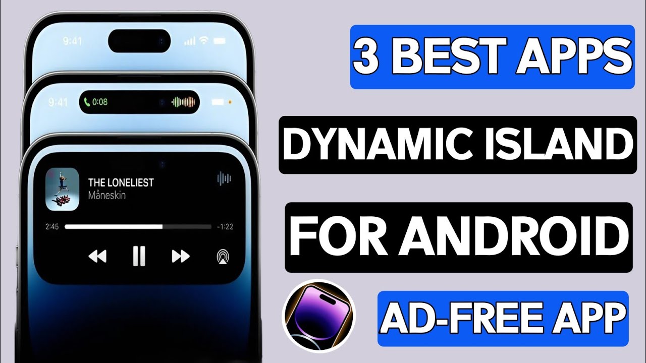 3 Best Free Dynamic Island Apps For Android 2024 - YouTube
