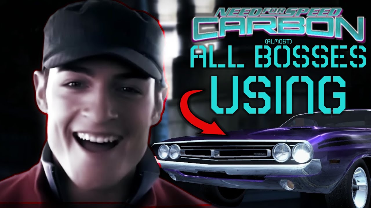 NFS CARBON | All BOSSES defeated with '71 DODGE CHALLENGER - YouTube