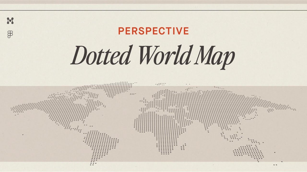 Dotted World Map in Figma (3D Perspective) - YouTube