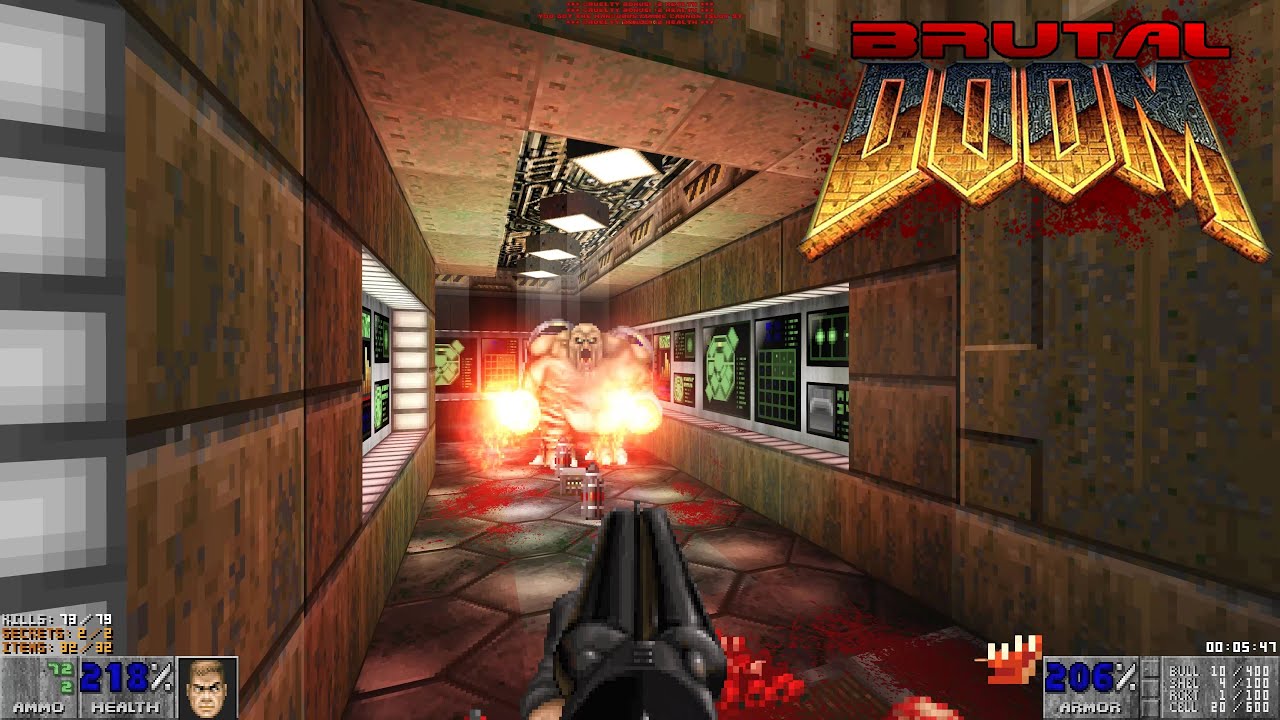 Brutal Doom [Exp v21.13.1] - Shadow Zone - Map03: Outpost | 4K/60 - YouTube