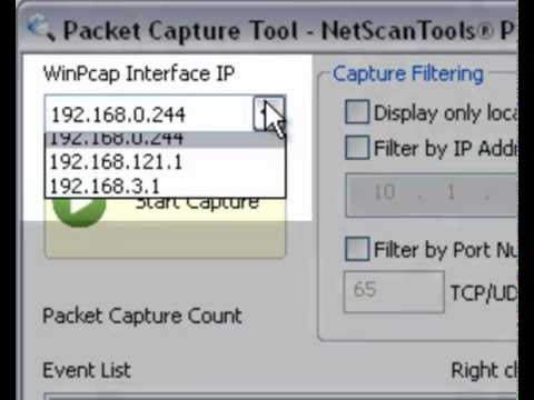 Packet Capture and Analysis Using NetScanTools Pro and Wireshark - YouTube