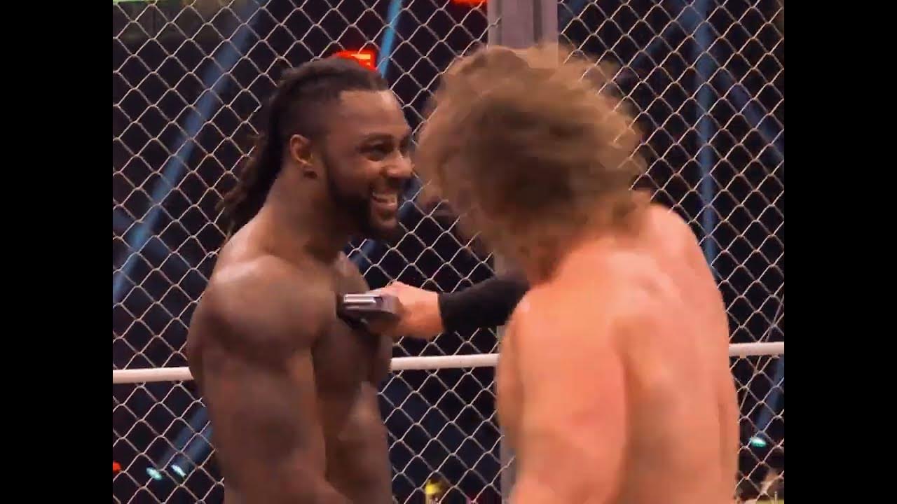 LOVE YOU TO DEATH - Swerve Strickland vs Hangman Adam Page, AEW All Out 2024 - YouTube