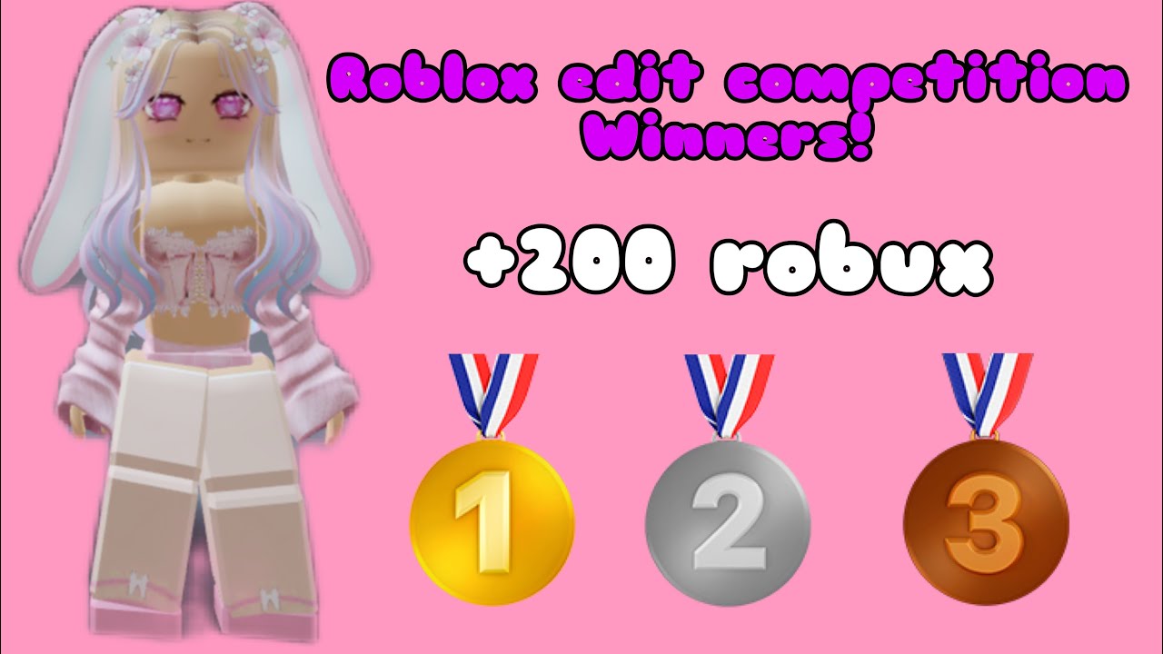 ROBLOX EDIT COMPETITION WINNERS!! - YouTube