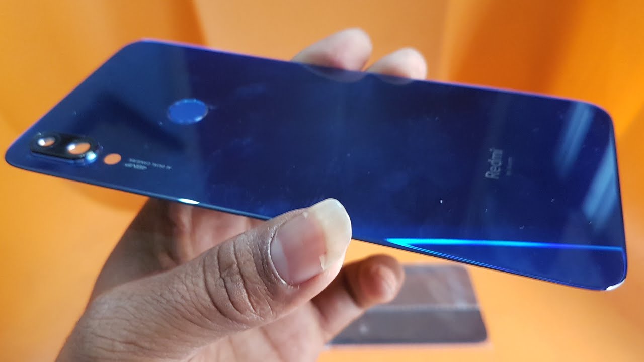mi redmi note 7pro original back glass | real cost in market india ...