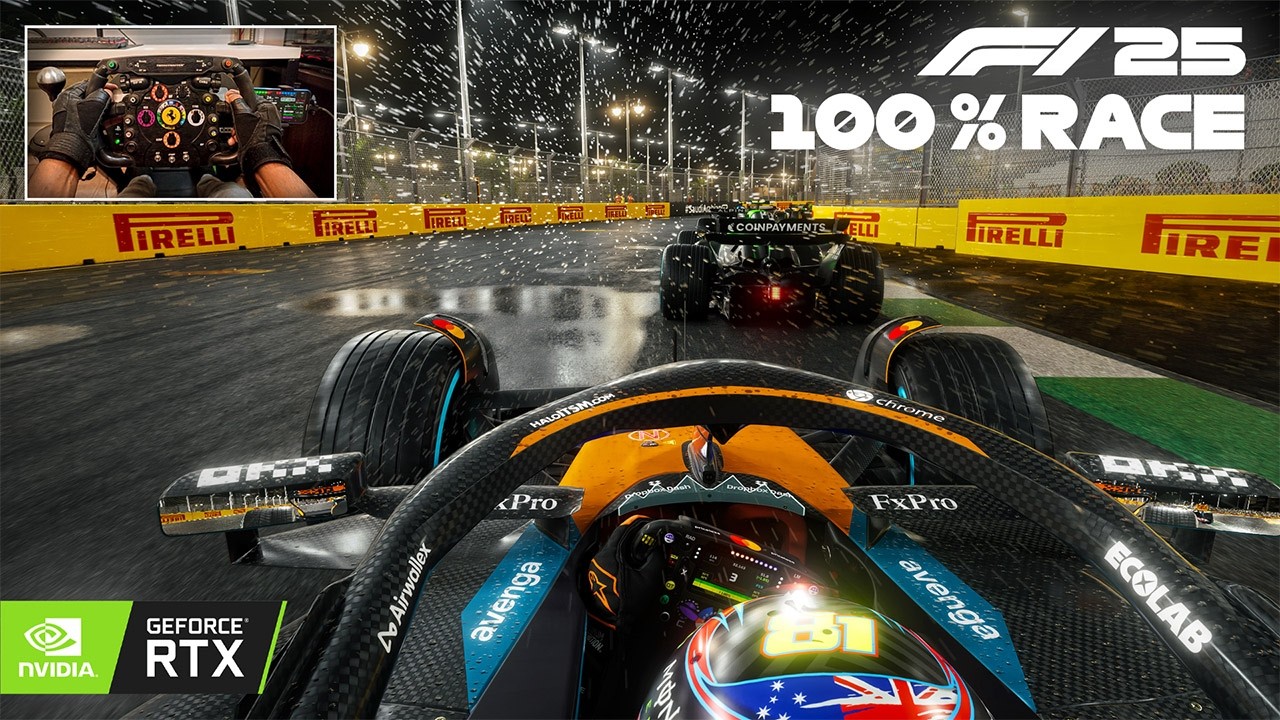 F1 25 4K Path Tracing - Oscar Piastri’s McLaren MCL39 | Jeddah GP 100% ...