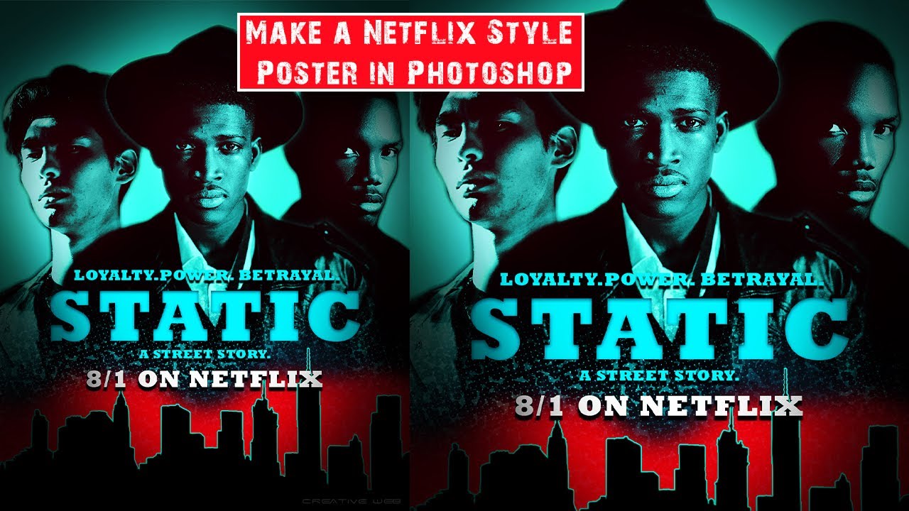 How to Make a Netflix-Style Movie Poster in Photoshop (2025 Tutorial ...