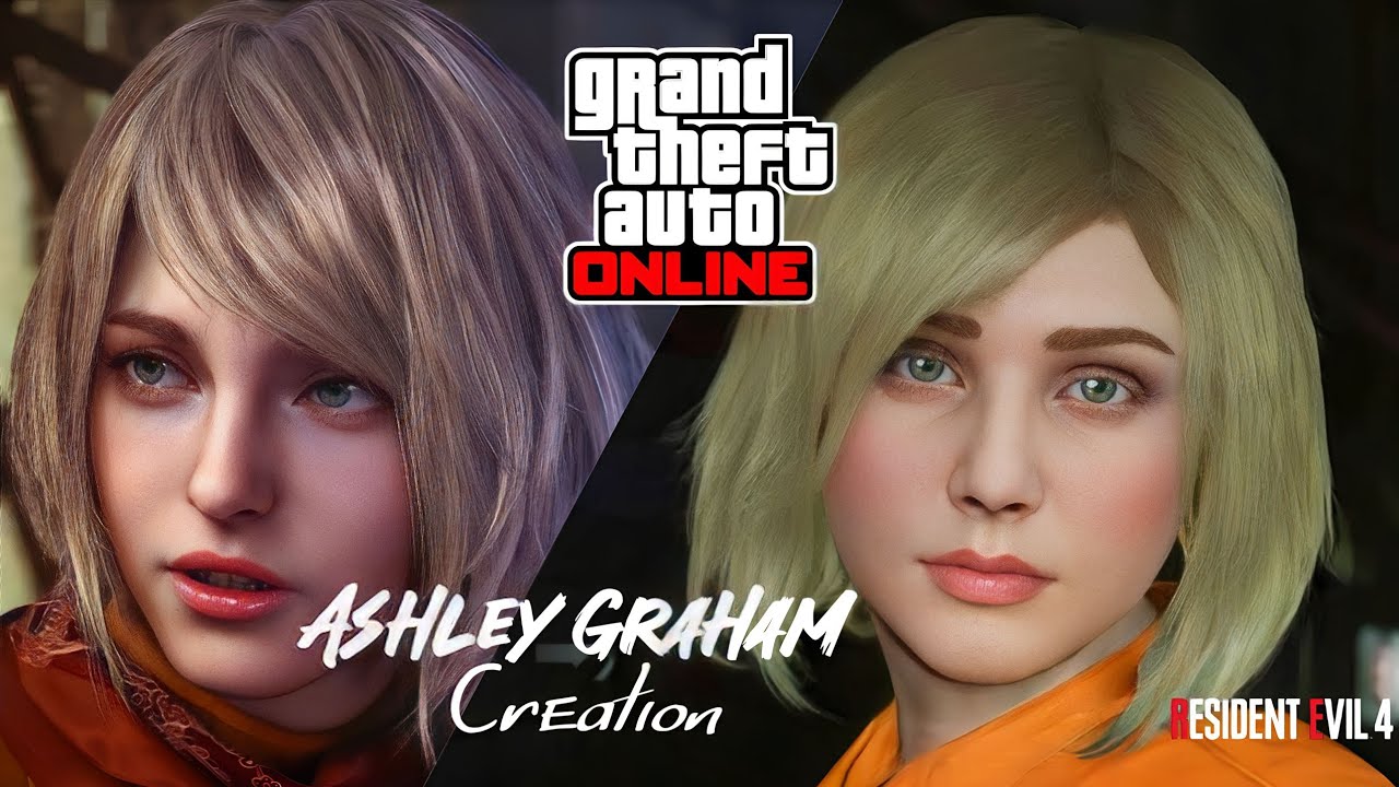 Ashley Graham GTA 5 Character Creation & Outfit: RESIDENT EVIL 4 - YouTube