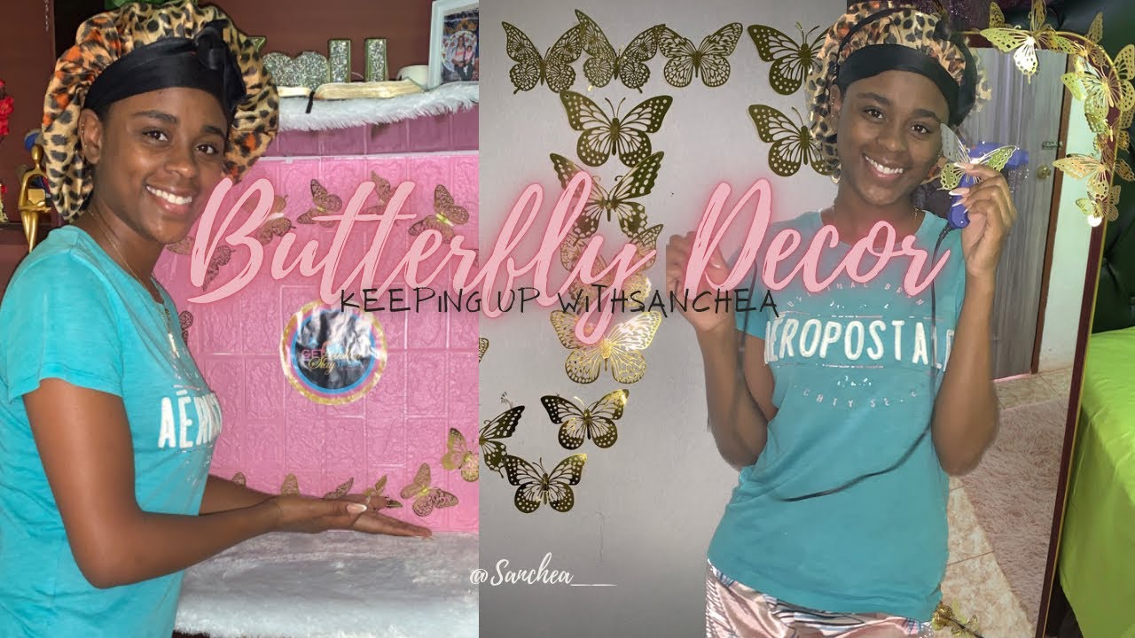 COME DECORATE W/ ME🦋 | WALL DECOR | DISPLAY AREA DECOR | MIRROR DECOR ...