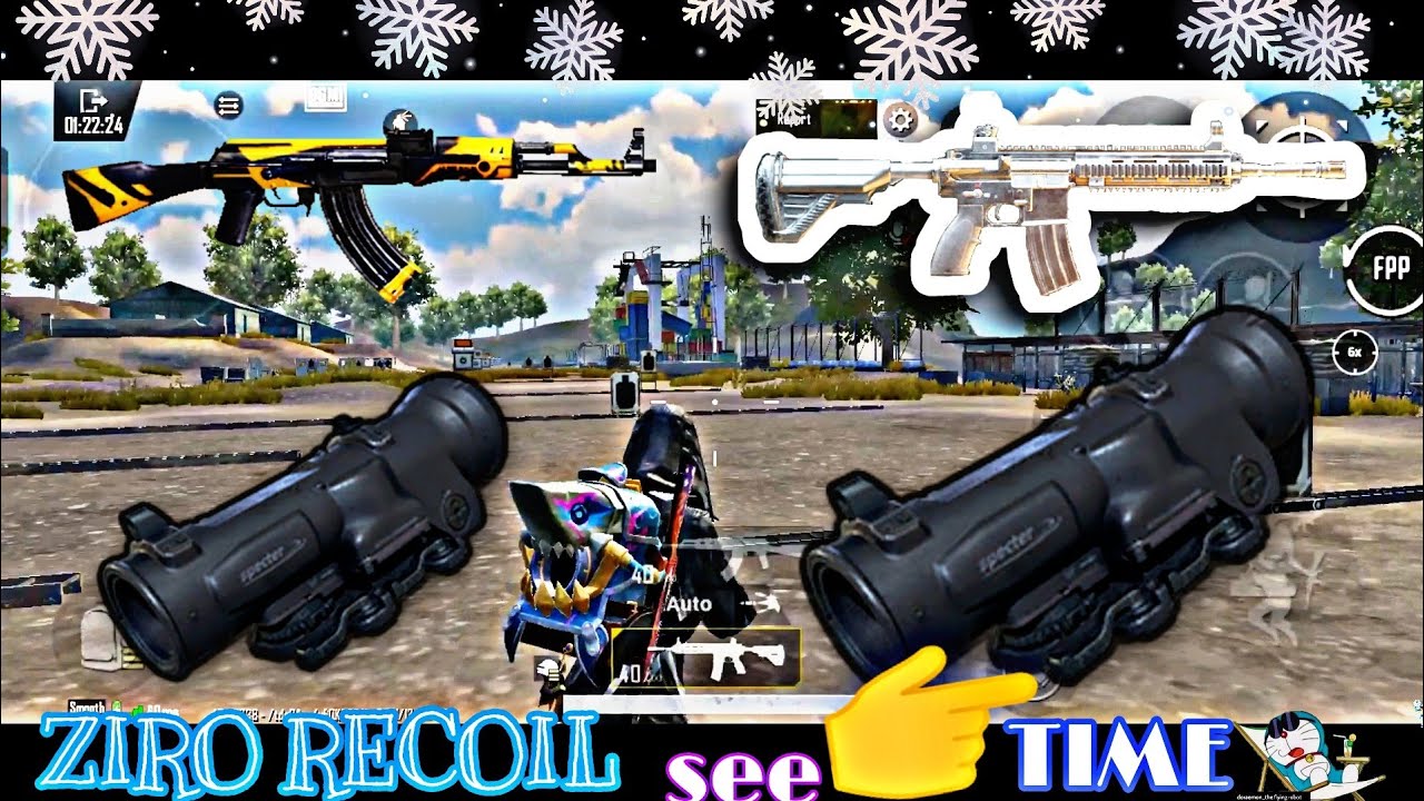 ZIRO RECOIL 6X ALL GUNS sensitivity settings NON GYROSCOPE AND ...