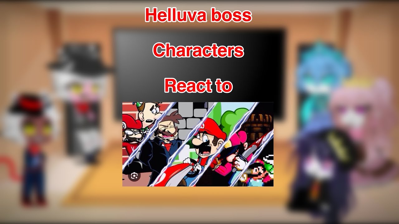 Helluva boss characters react to Mario’s Madness (Content Cosmos) Part ...