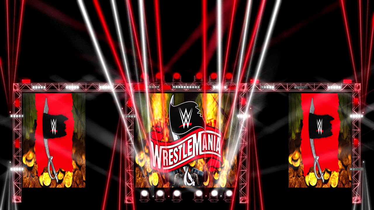 WWE PERFORMANCE CENTER WRESTLEMANIA 36 STAGE - YouTube