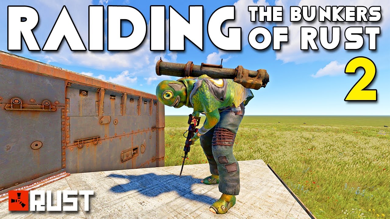 RAID Testing 2 TRIANGLE Bunkers in RUST - YouTube