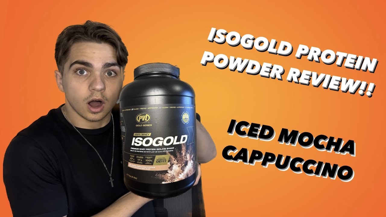 THIS STUFF IS AWESOME!! | ISOGOLD Iced Mocha Cappuccino Protein Powder ...