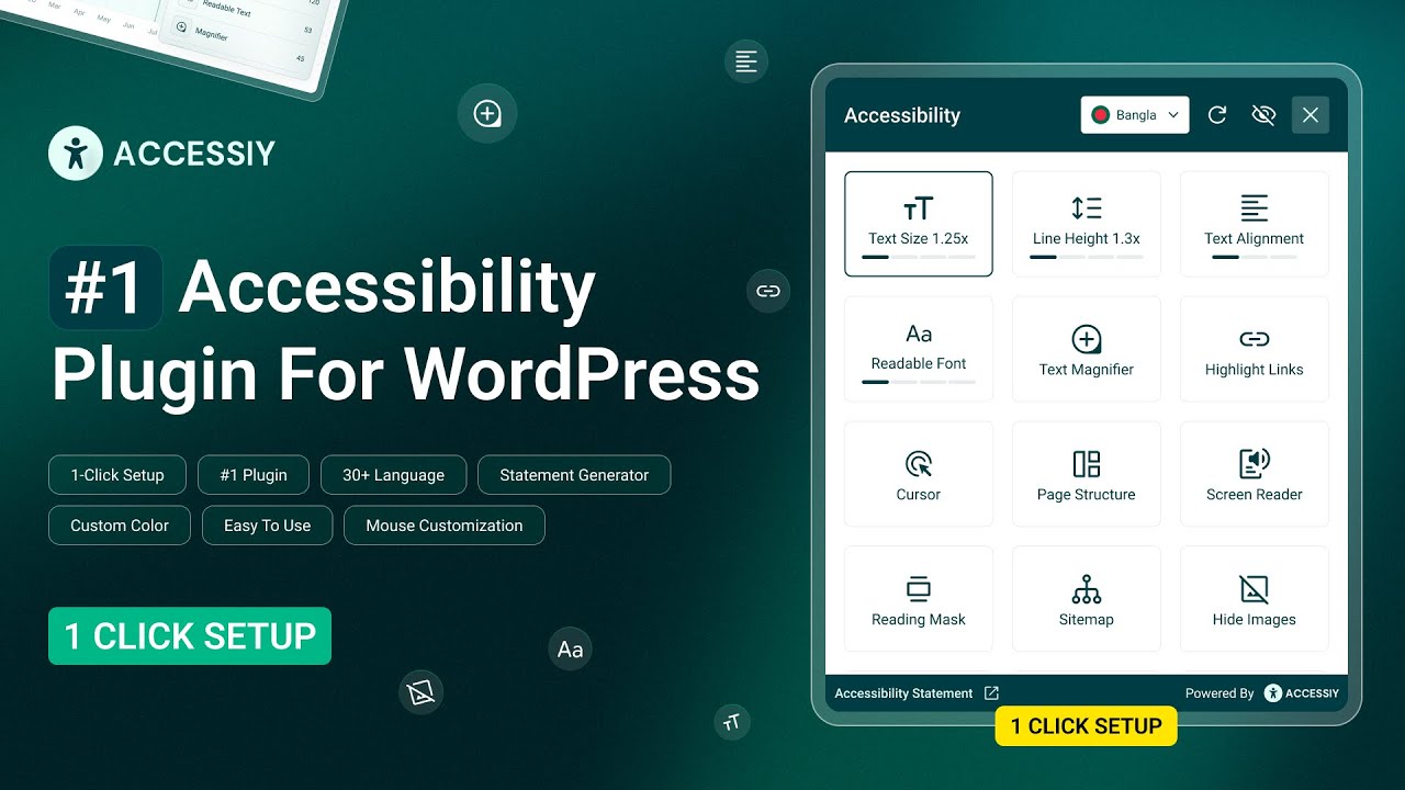 #1 Accessibility Widgets by Accessiy || Easy One-Click Accessibility ...