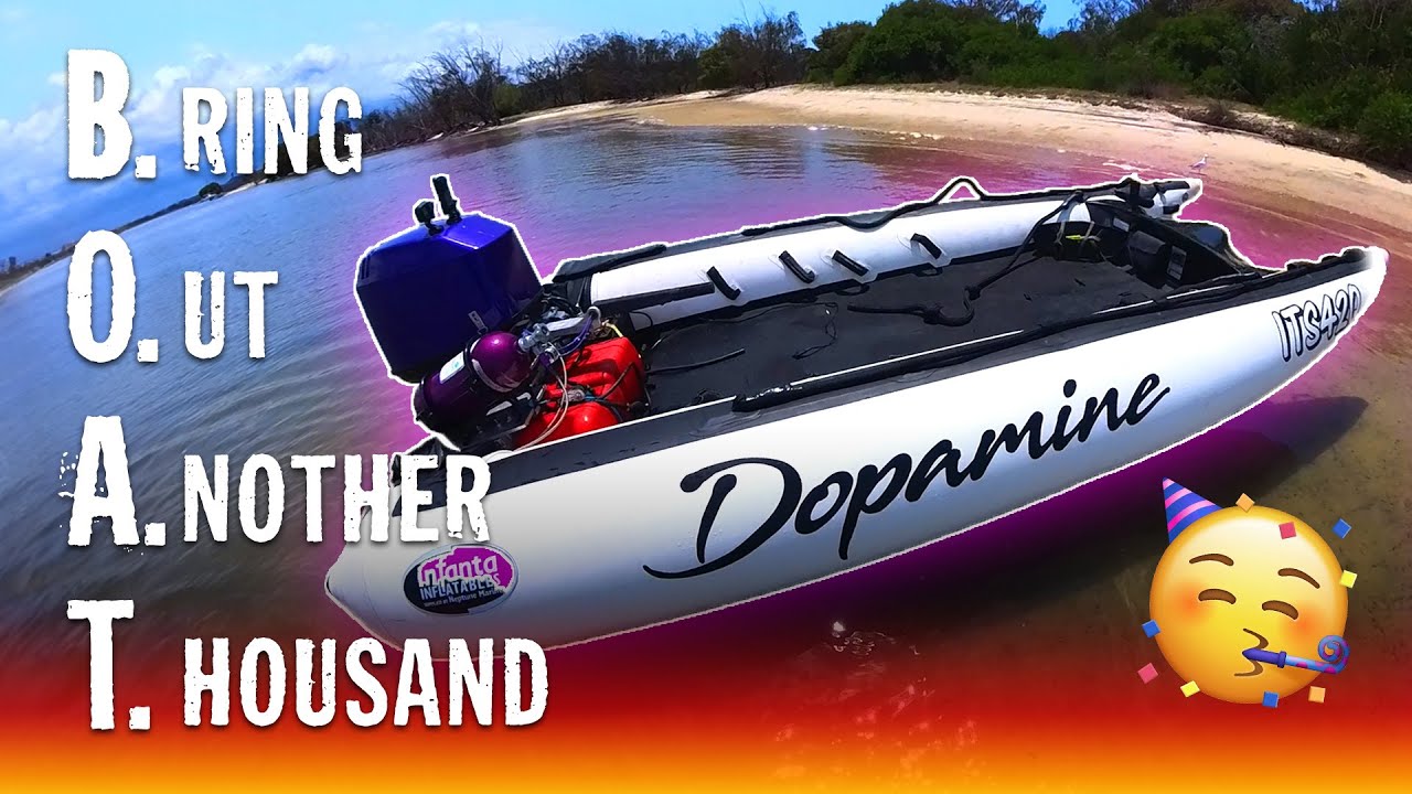MERCURY 50HP + INFLATABLE BOAT + NITROUS = PARTY TIME - YouTube