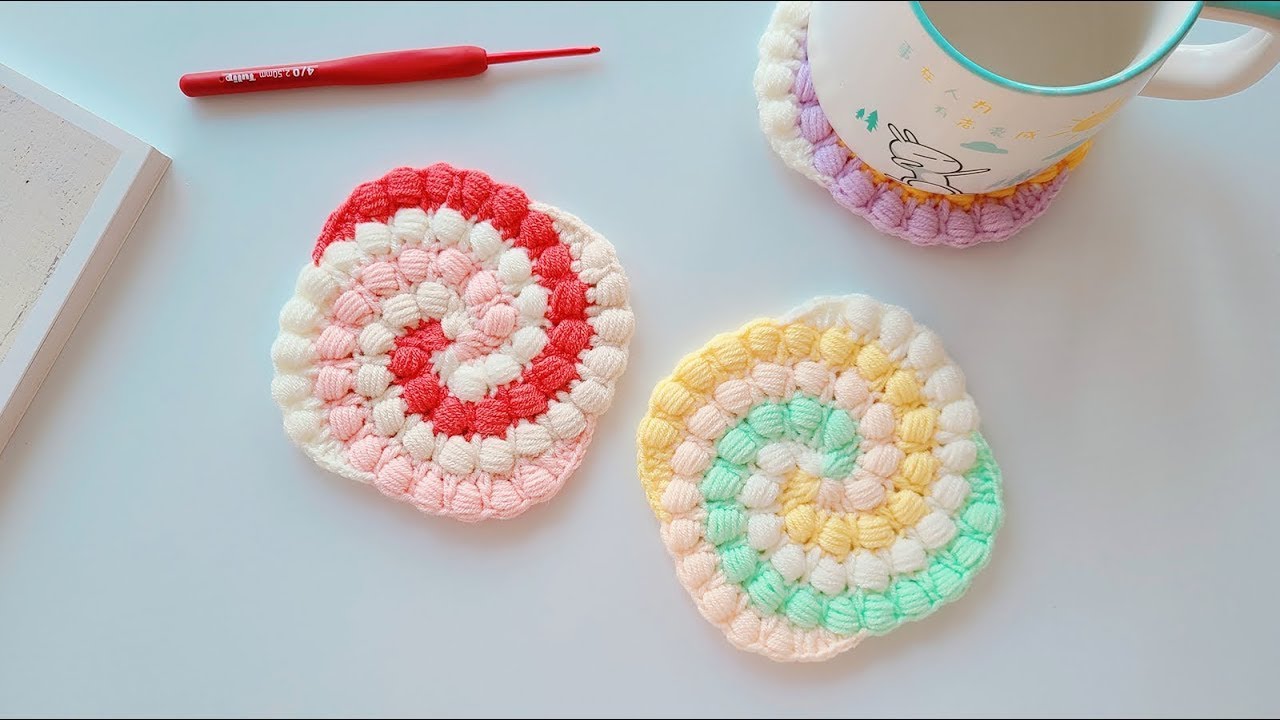 How to make a wonderful 💖 crochet glass mate || কুশিকাটার অসম্ভব সুন্দর ...