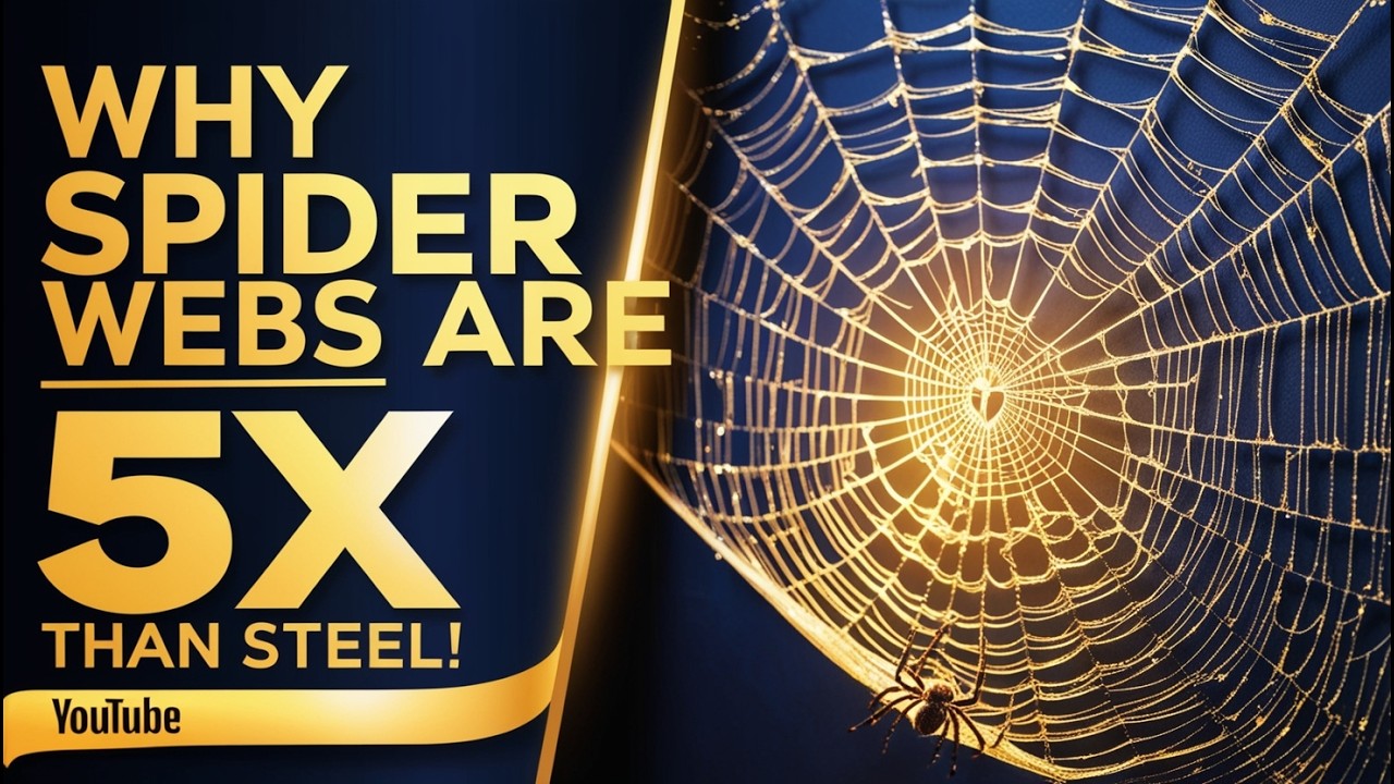 Why Spider Webs Are 5x Stronger Than Steel! - YouTube