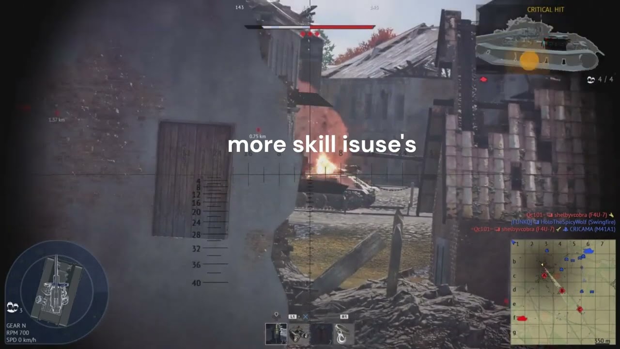 War thunder Skill issues - YouTube