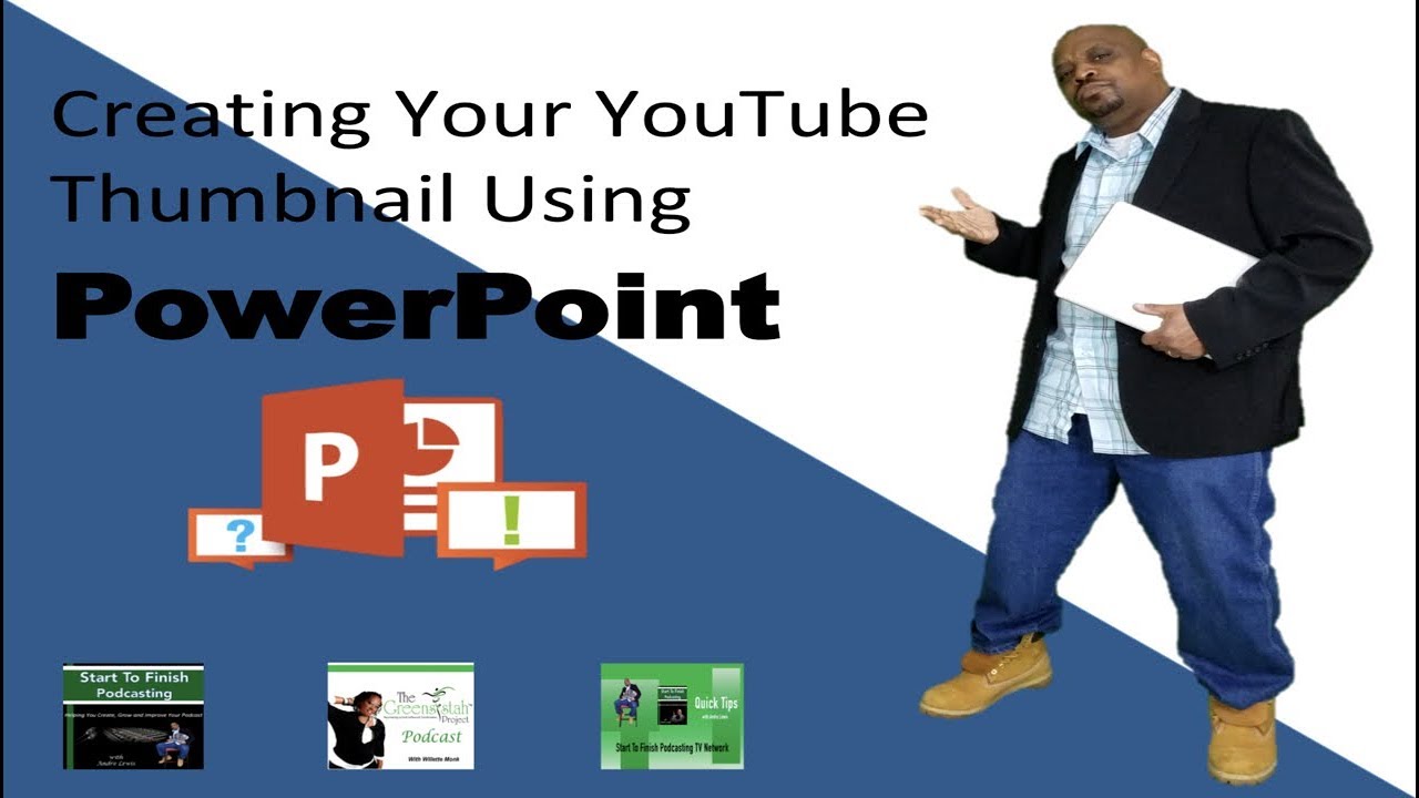 Creating Your YouTube Thumbnails & Podcast Cover Art Using Microsoft ...