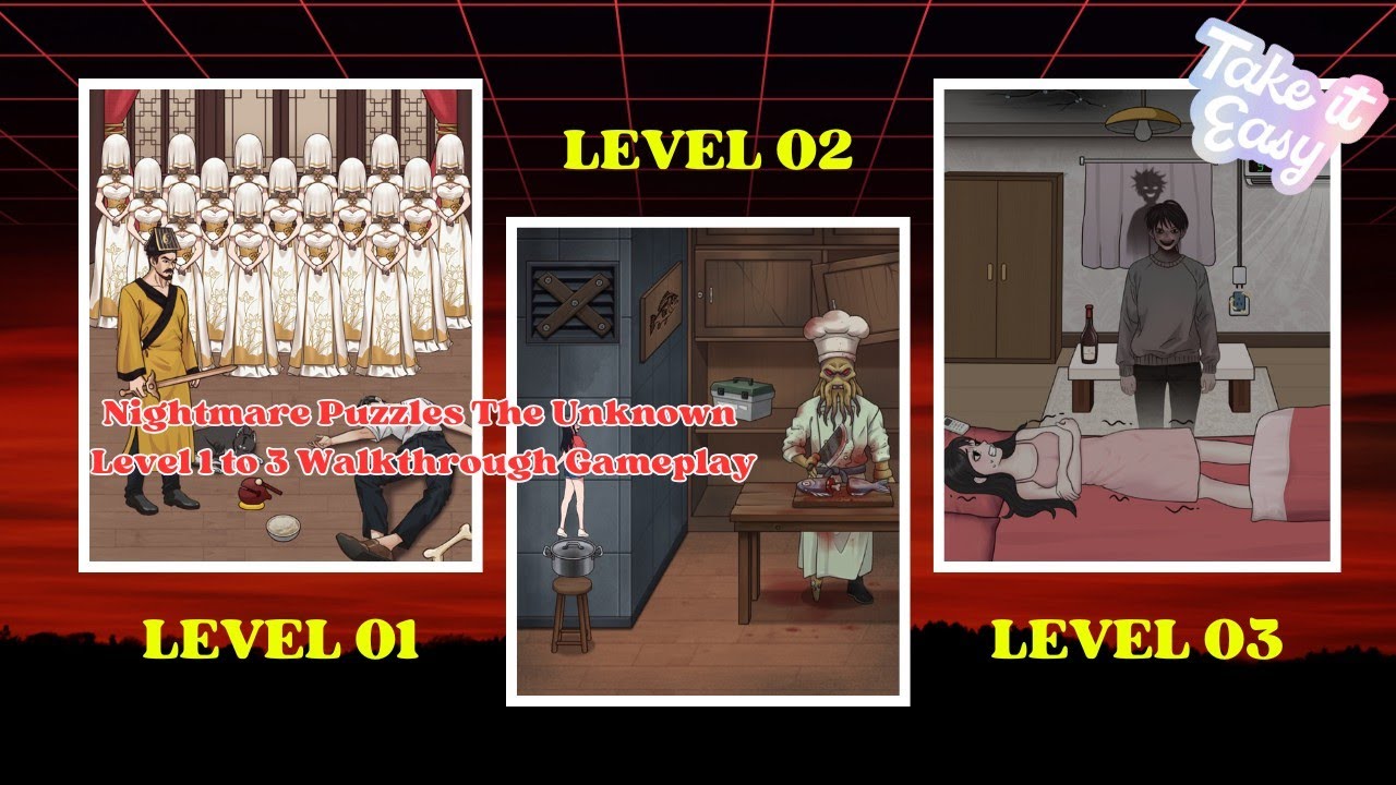 Nightmare Puzzles The Unknown Level 1 to 3 Walkthrough Gameplay 01 ...