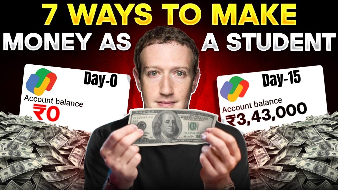 7 Ways To Make Money As A Student!Passive Income Sources|Earn 1 Lakh+ ...