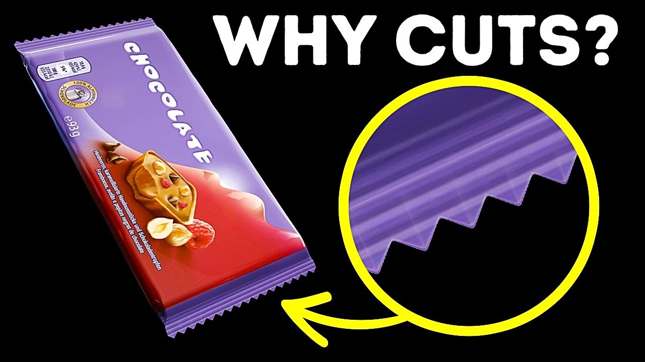 Why Chocolate Wrappers Have These Cuts + 19 Packaging Secrets - YouTube