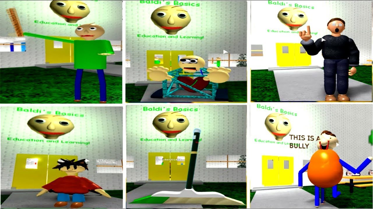 Play as ALL CHARACTERS!! (Baldi's Basics Roleplay) - YouTube