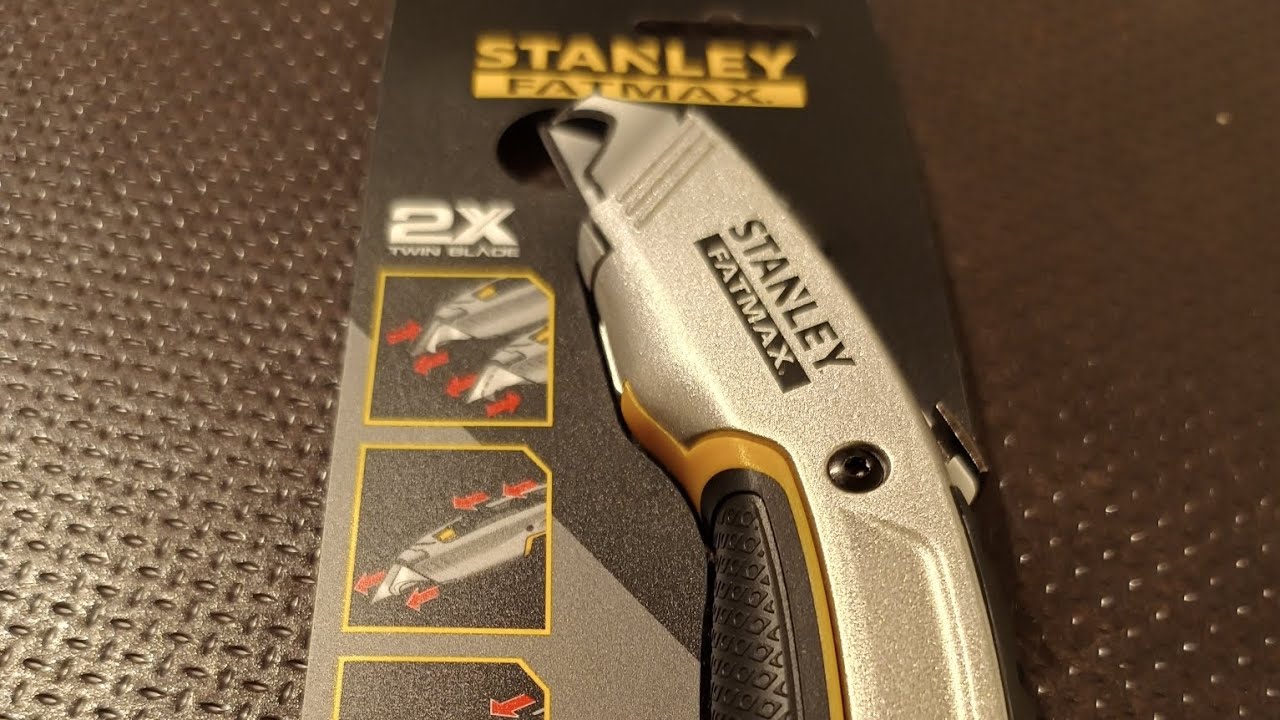 Stanley fatmax twin blade Stanley knife #stanley #fatmax - YouTube