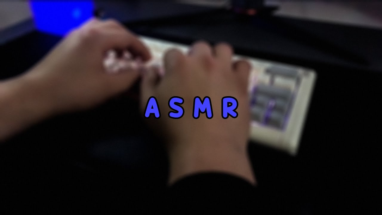 ASMR for Sleep and Relaxation (Keyboard Typing( - YouTube
