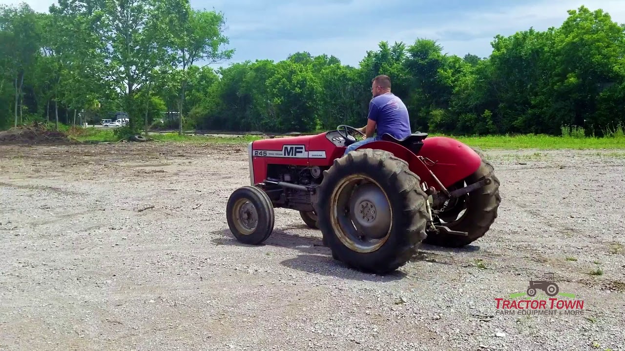 Massey- Ferguson 245 Tractor For Sale - YouTube