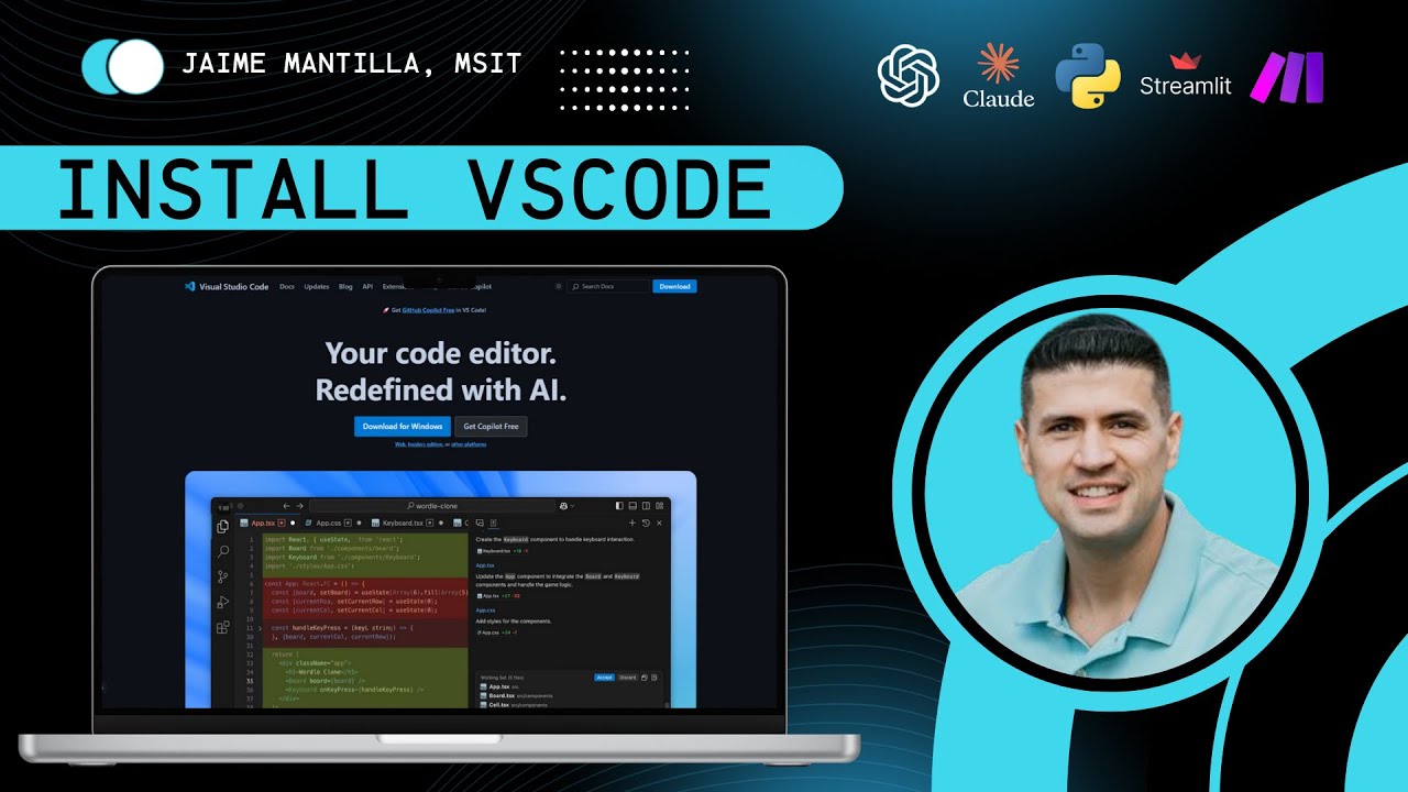 How To Build an App Using Ai [ Full Tutorial - 2 of 18 ] - How To Install VSCode - YouTube
