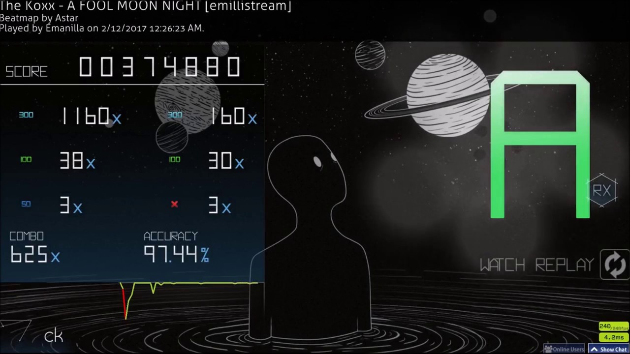 A fool Moon Light - Osu! RX - YouTube